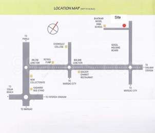 Goa Developers Goa BR Enclave and MZ Colony Map - Gogol, Margao ...