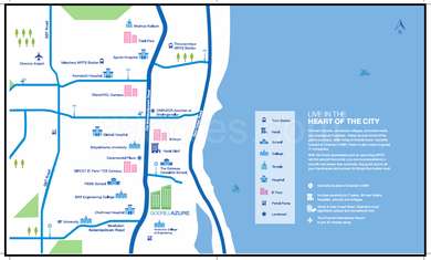 Godrej Properties and SSPDL Godrej Azure Map - Padur, Chennai South ...