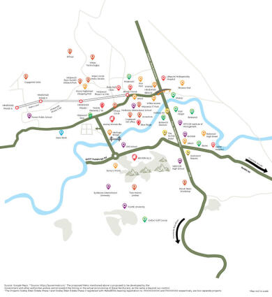Godrej Properties Godrej Eden Estate Map - Hinjewadi, Pune Location Map