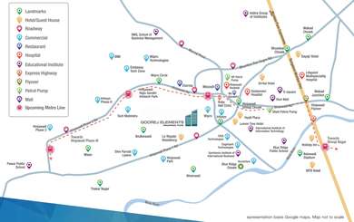 Godrej Properties Godrej Elements Map - Hinjewadi, Pune Location Map