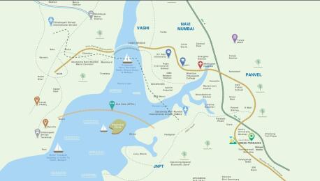 Godrej Properties Godrej Green Terraces Map - Panvel, Navi Mumbai ...
