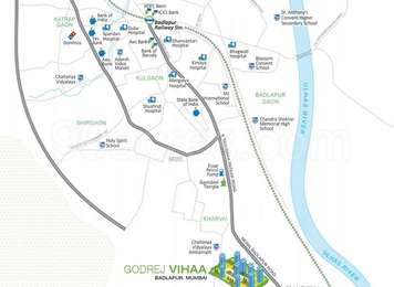 Godrej Properties Godrej Vihaa Map - Badlapur, Thane Location Map