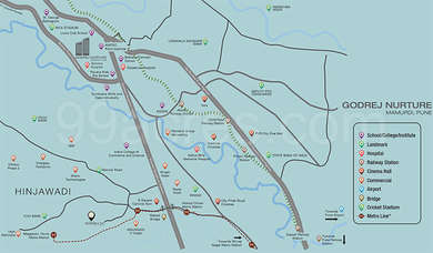 Godrej Properties Godrej Nurture Map - Mamurdi, Pune Location Map