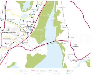 Godrej Properties Godrej Platinum Map - Godrej Platinum Vikhroli (East ...