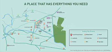 Godrej Properties Godrej Sky Greens Map - Manjari Khurd, Pune Location Map