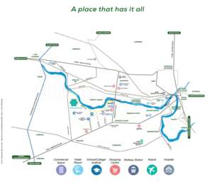 Godrej Properties Godrej Urban Retreat Map - Manjari Khurd, Pune ...