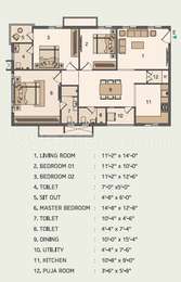 2 BHK / Bedroom Apartment / Flat for rent in Gokul Bhuvanam Nizampet ...