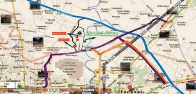 Gold Castle Housing Gold Castle Rajmahal 1 Map - Kishan Vihar, East ...