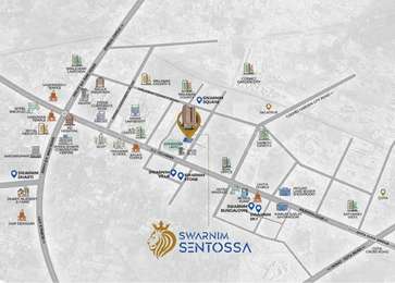 Swarnim Group Swarnim Sentossa Map - Charodi, Gota Location Map
