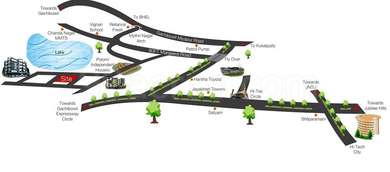 Goldfish Abode Builders Goldfish Herons Map - Chandanagar, Hyderabad ...