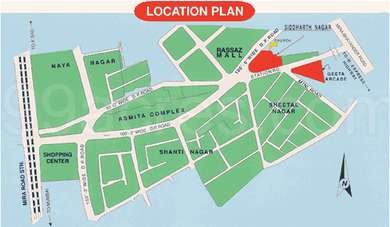 Goldstar Group Goldstar Siddharth Nagar Map - Mira Road, Mira Bhayandar ...