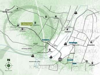 Gopinath Dham Gopinath Urban Breath Map - Santragachi, Howrah Location Map
