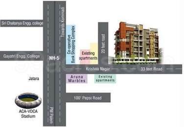 Gothi Infrastructure Gothi Meadows Map - Madhurawada, Visakhapatnam ...