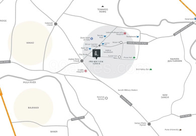 Govind Raviraj Developers LLP Govind Presidential Tower Map - Pimple ...