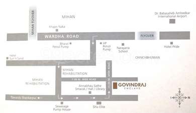 Govindraj Infrastructures Govindraj Enclave Map - Chinchbhavan, Nagpur ...