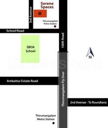 GP Housing GP Serene Spaces Map - Anna Nagar Western Extension, Chennai ...