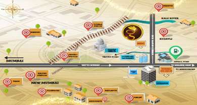 Grace Habitats Serene LLP Grace Habitat The Golden Mile Map - Murbad ...