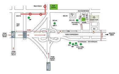 Great Value Anandam Map - Sector-107 Noida Location Map