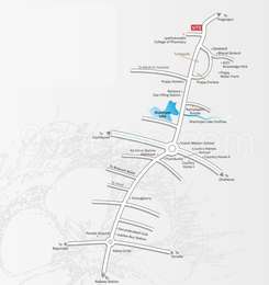 Green Metro Infratech and Sreenidhi Infra Green County Map - Shamirpet ...