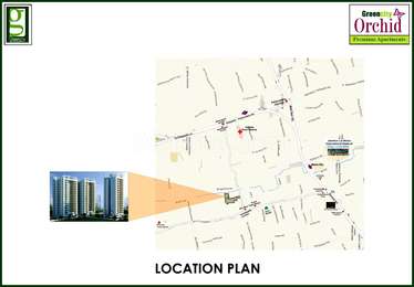 Greencity Heritage Greencity Orchid Map - Kaloor, Kochi Location Map