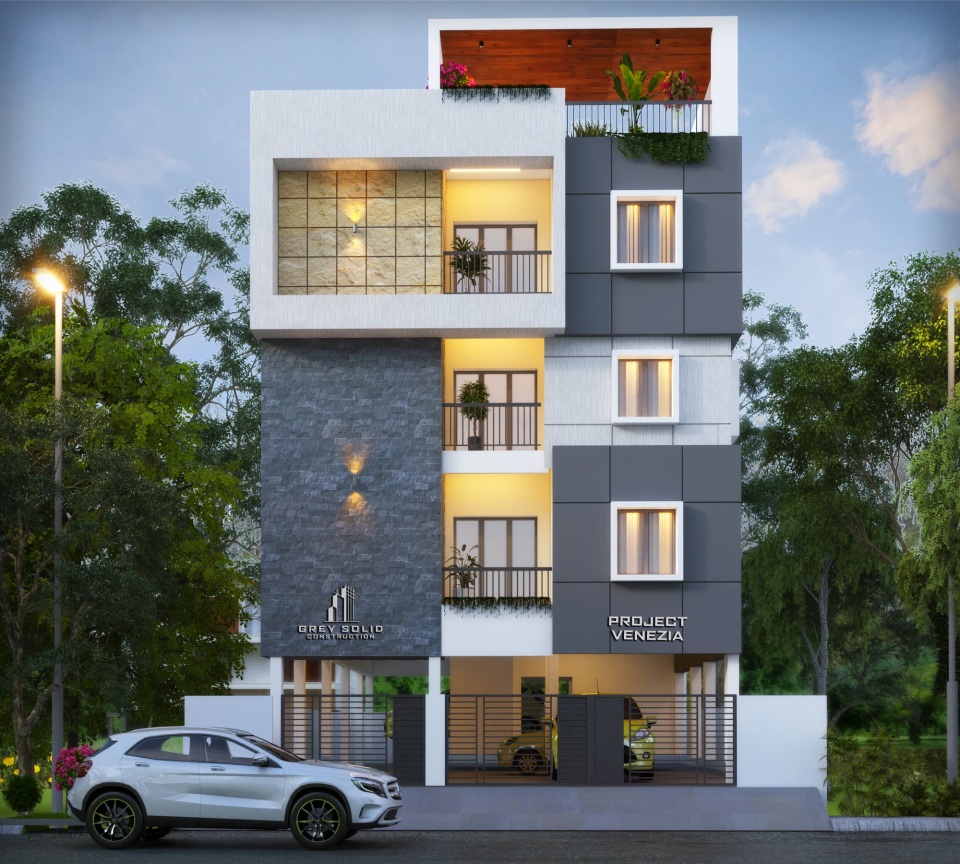 Grey Solid Construction Grey Solid Project Venezia Photos - Sembakkam ...