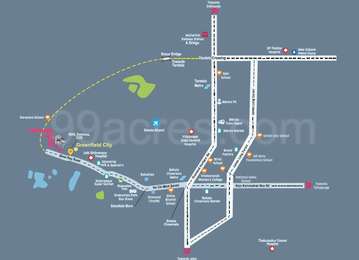 Group Uptown One Map - Behala Chowrasta, Kolkata Location Map