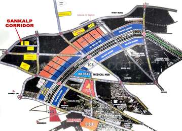 Grow Home Developers Grow Home Sankalp Corridor Map - Palakhedi, Indore Location Map