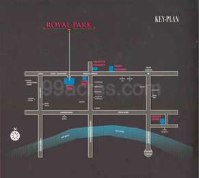 Gruham Developers Gruham Royal Park Map - Olpad, Surat Location Map