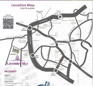 Sri Ranesh Constructions Sri Lavender Sky Map - Kollur, Hyderabad ...