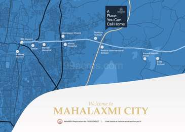 Dada Homes Mahalaxmi City Map - Koradi Road, Nagpur Location Map