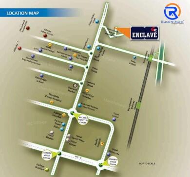 GS Infraprojects GS Enclave Map - Patia, Bhubaneswar Location Map