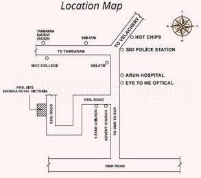 GTK Foundations Chennai GTK Shobha Royal Victoria Map - Perumbakkam ...
