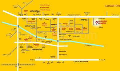 Gulmohar Development Builders Gulmohar Primrose Map - Gulmohar Primrose ...