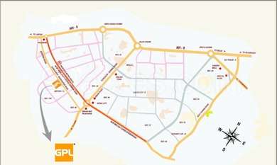GPL New Luxurious Tower Map - Sector 70, Gurgaon Location Map