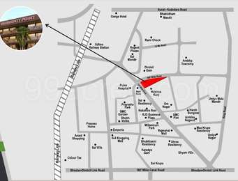 Gurudatt Developers Gurudatt Point Map - Dindoli, Surat Location Map