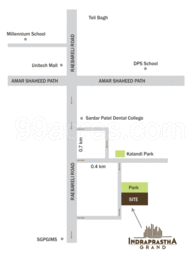 Gurukripa Developers Gurukripa Indraprastha Grand Map - Vrindavan Yojna ...