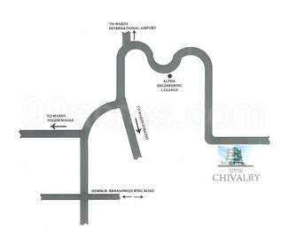 GVIK Housing Projects GVIK Chivalry Map - Hennur Road, Bangalore North ...