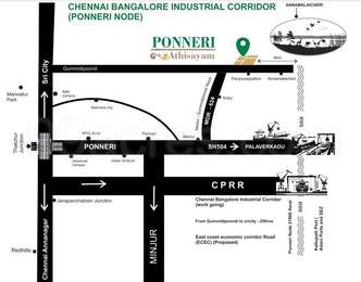 GVN Homes GVN Ponneri Athisayam Map - Ponneri, Thiruvallur Location Map