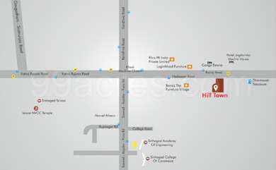 RM Group and Hamy Group Hamy Hill Town Map - Pisoli, Pune Location Map
