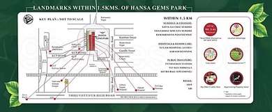 Hansa Estates Hansa Gems Park Map - Thiruvattiyur, Chennai North ...