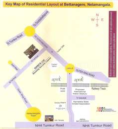 Harina Developers Harina Euro 4 valley Map - Nelamangala, Bangalore ...