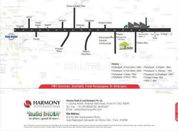Harmony Group Harmony Vatika Map - Ranjangaon, Pune Location Map