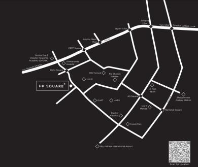 Harshpriya Constructions Harshpriya Hp Square Map - Patrapada ...