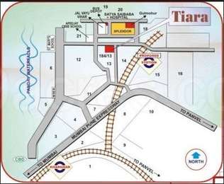 Haware Properties Haware Tiara Map - Sector 13 Kharghar, Navi Mumbai ...