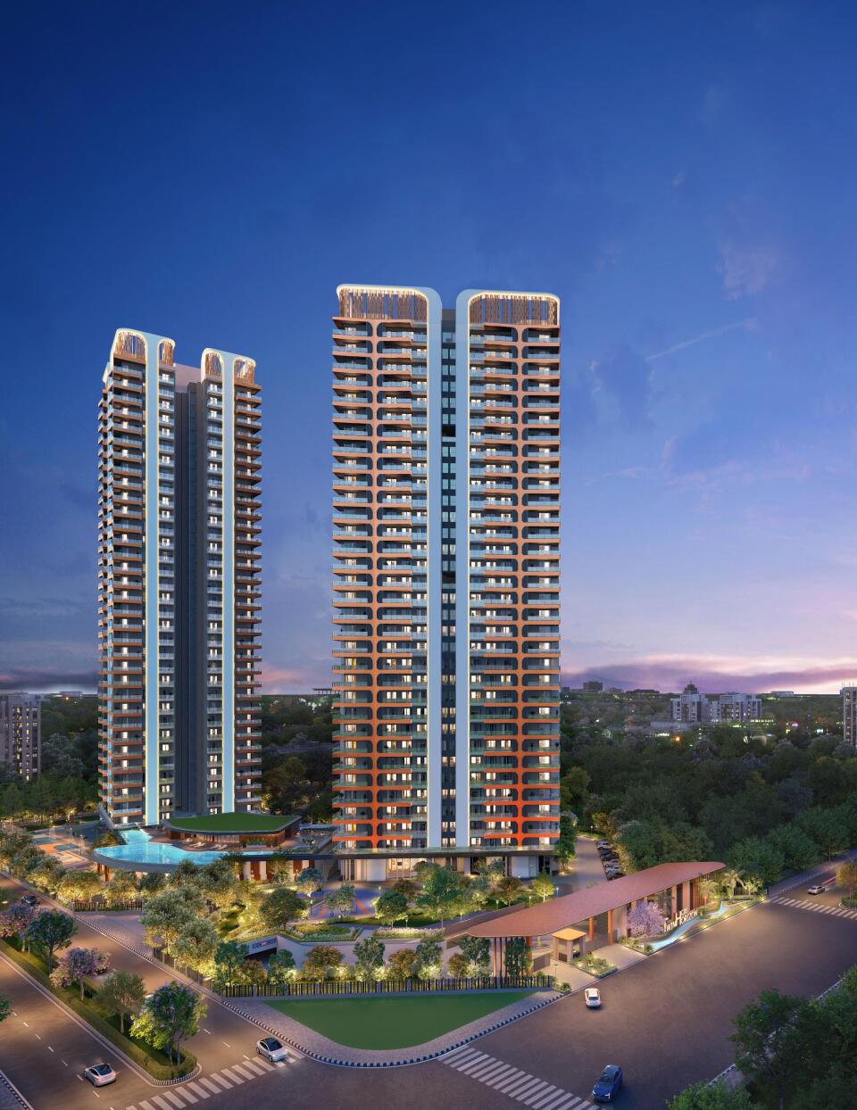 HCBS Twin Horizon Sector 102, Gurgaon | Price List & Brochure, Floor ...