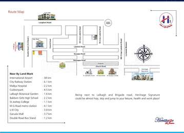 Heriitage Infrastructures Heriitage Signature Map - Shanti Nagar ...
