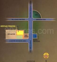 Heritage Realty Group Heritage Princess Map - Ballygunge, Kolkata ...