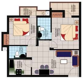 1 BHK Builder Floor for sale in Hero Gharaunda Sidcul NH 73 Haridwar - 500 Sq. Ft.- 2nd floor ...