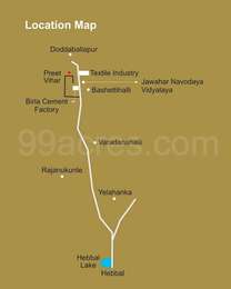 Highlife Properties Highlife Preet Vihar Map - Doddaballapur, Bangalore ...