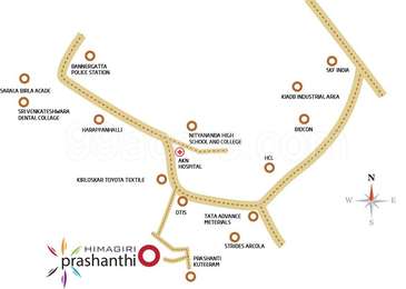 Himagiri Group Builders Himagiri Prashanthi Map - Jigani, Bangalore ...